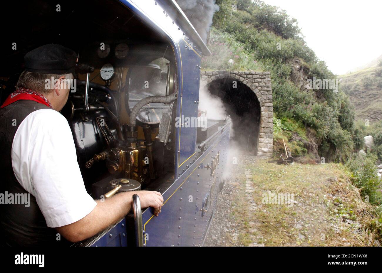 Switzerland train driver hi-res stock photography and images - Alamy