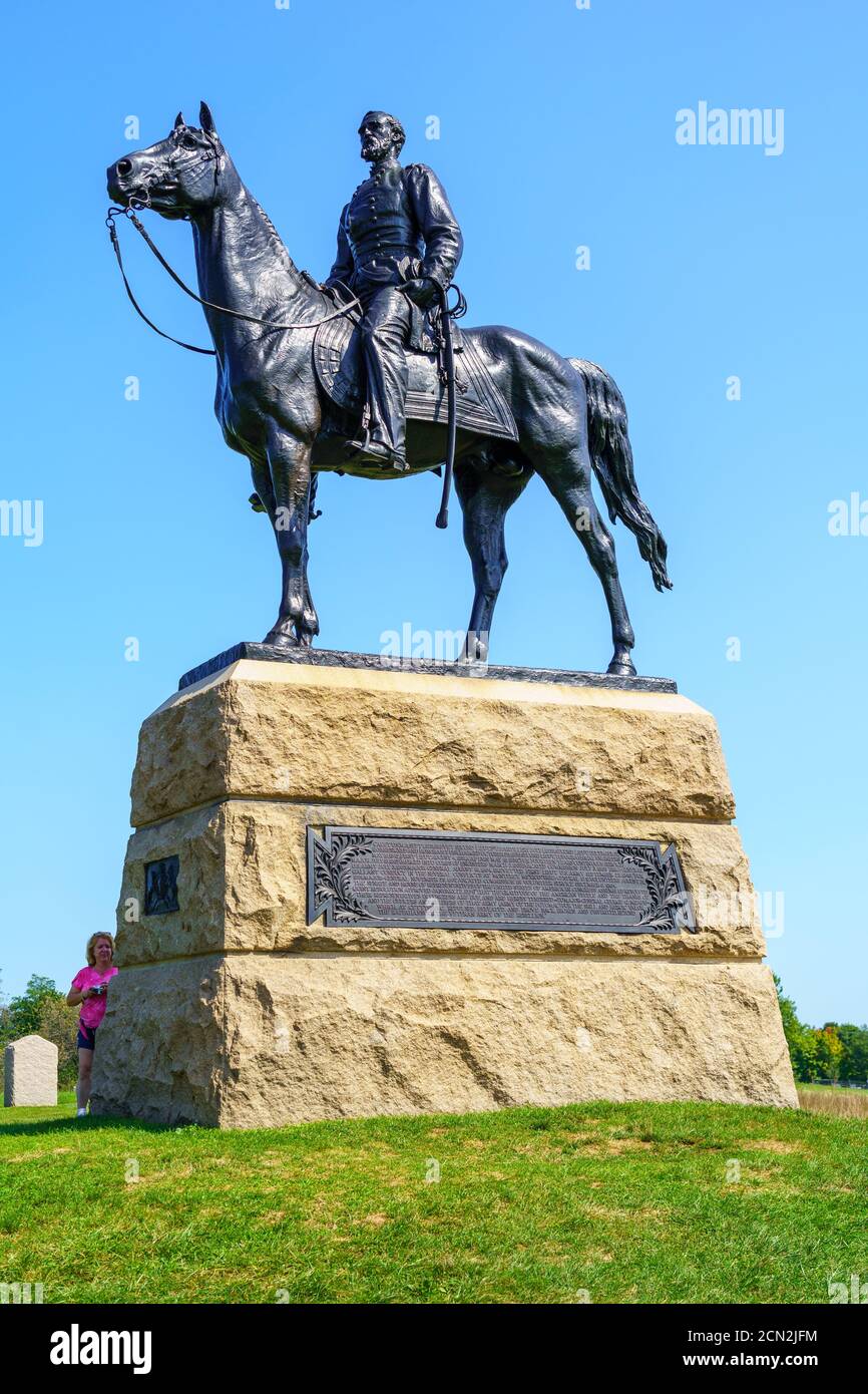 Gettysburg, PA, USA - September 6, 2020: The General George Meade ...