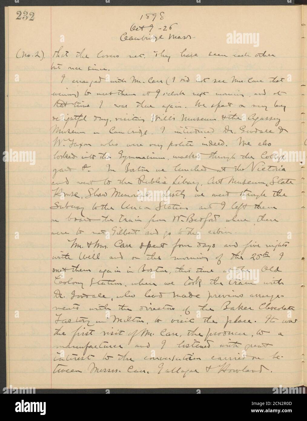 Journal,1896-1899 (inclusive) (Page 232 Stock Photo - Alamy