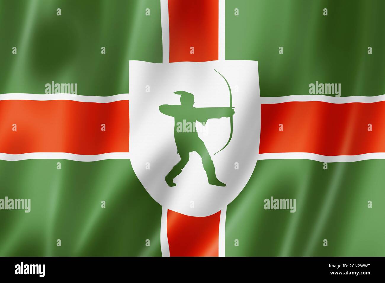 Flag of nottinghamshire hi-res stock photography and images - Alamy