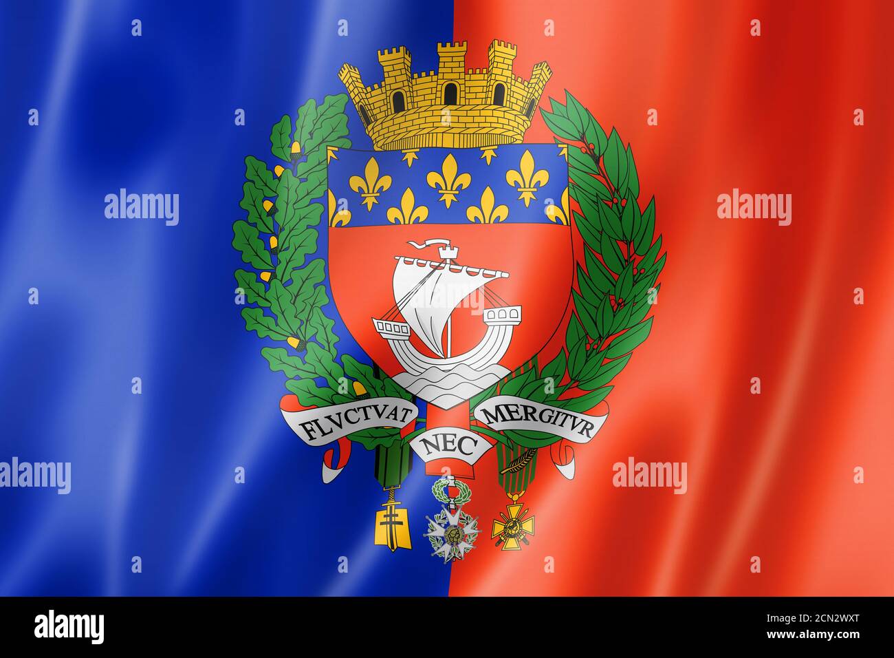 Flag of paris hi-res stock photography and images - Alamy