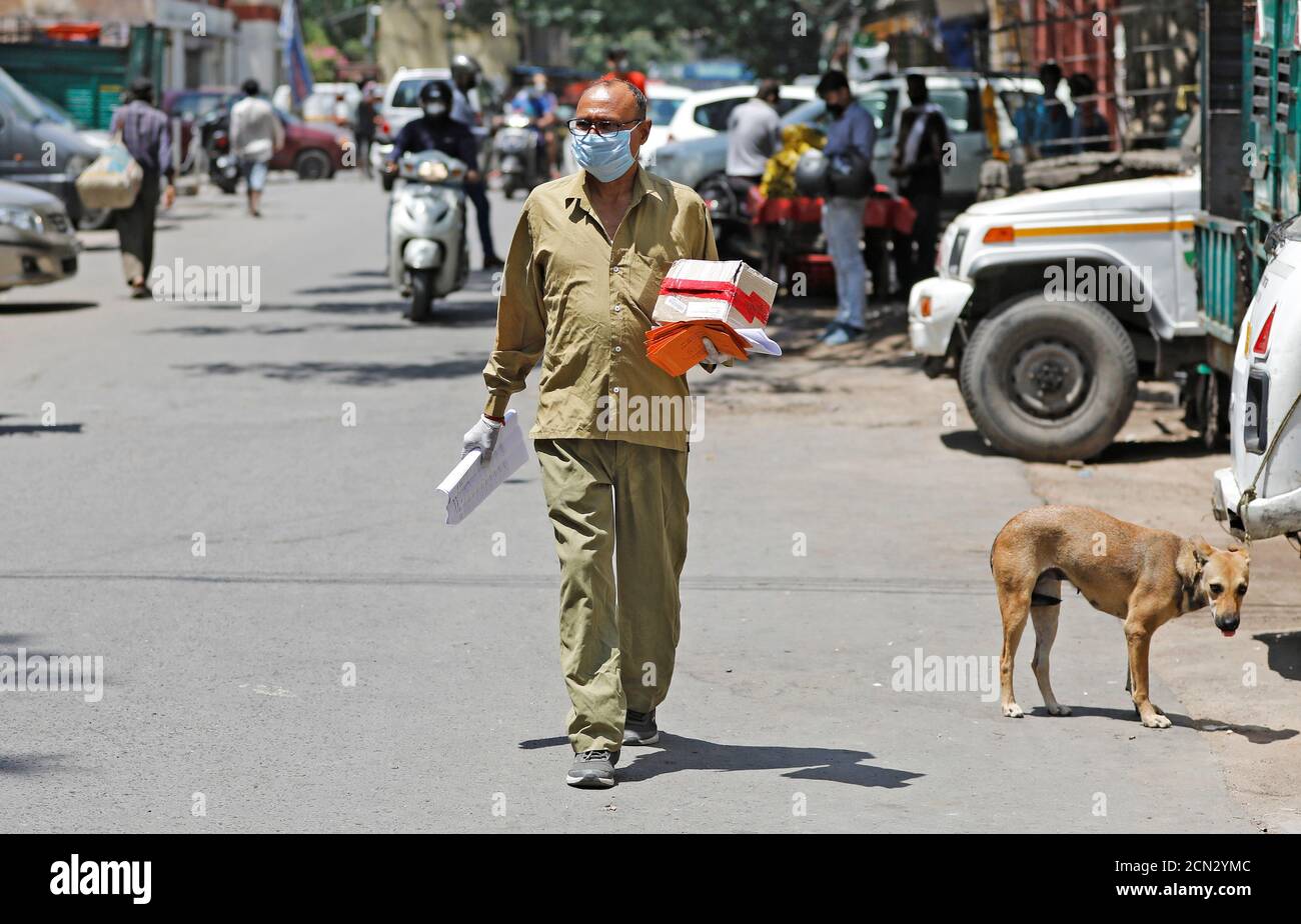 India Postman High Resolution Stock Photography and Images - Alamy