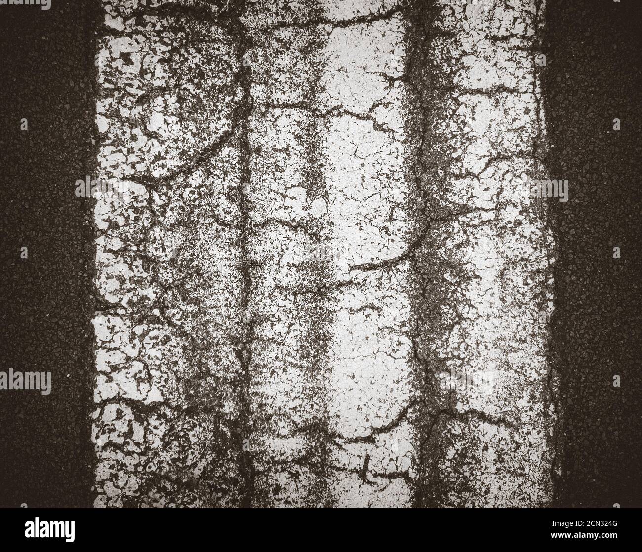 Black asphalt texture detail with white line Stock Photo - Alamy