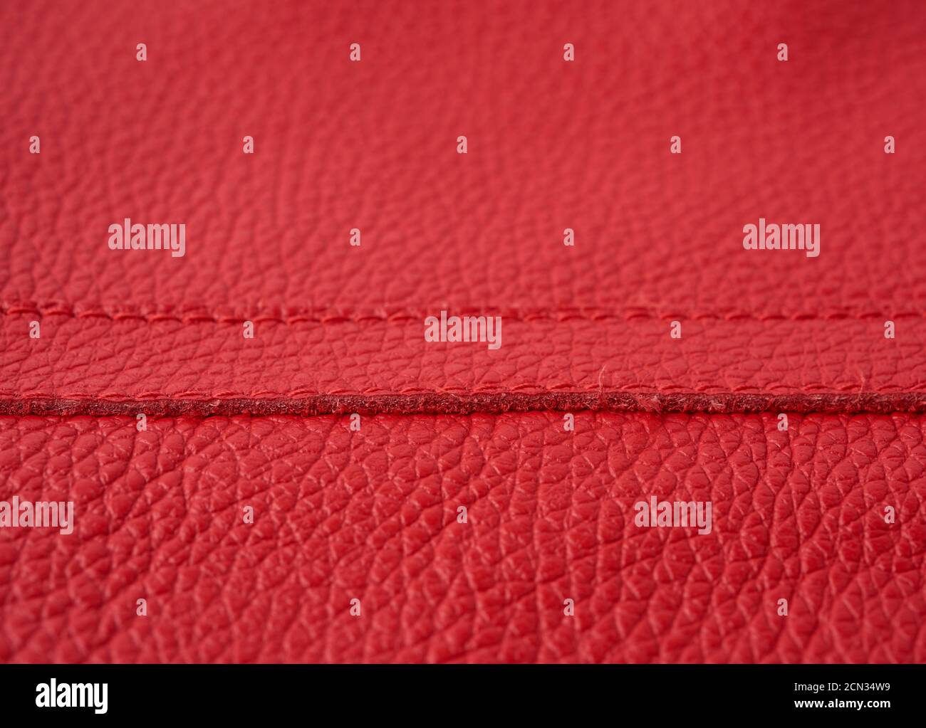 natural bright red cowhide texture, full frame, scarlet color Stock ...