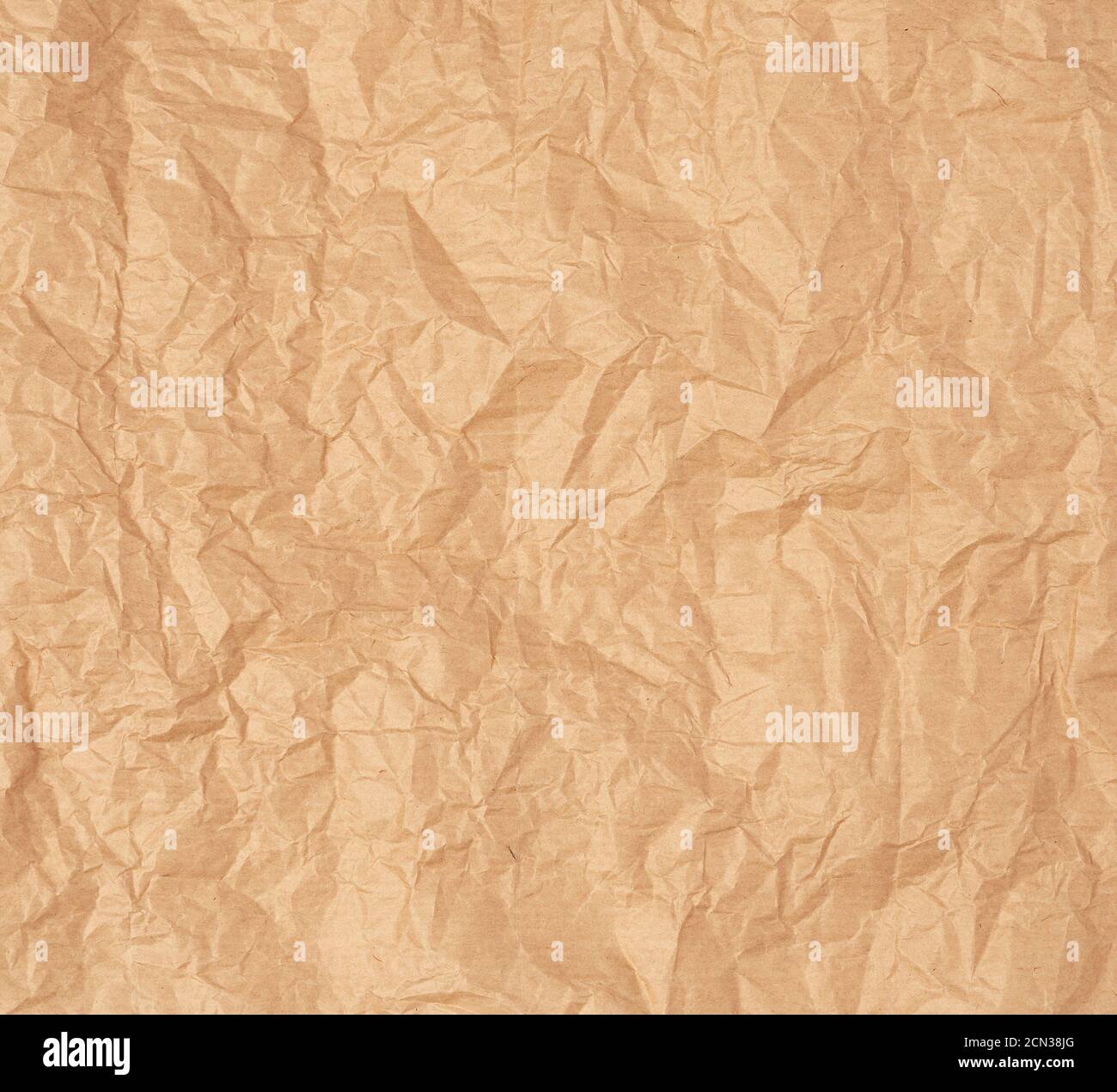 crumpled brown sheet of parchment paper Stock Photo - Alamy