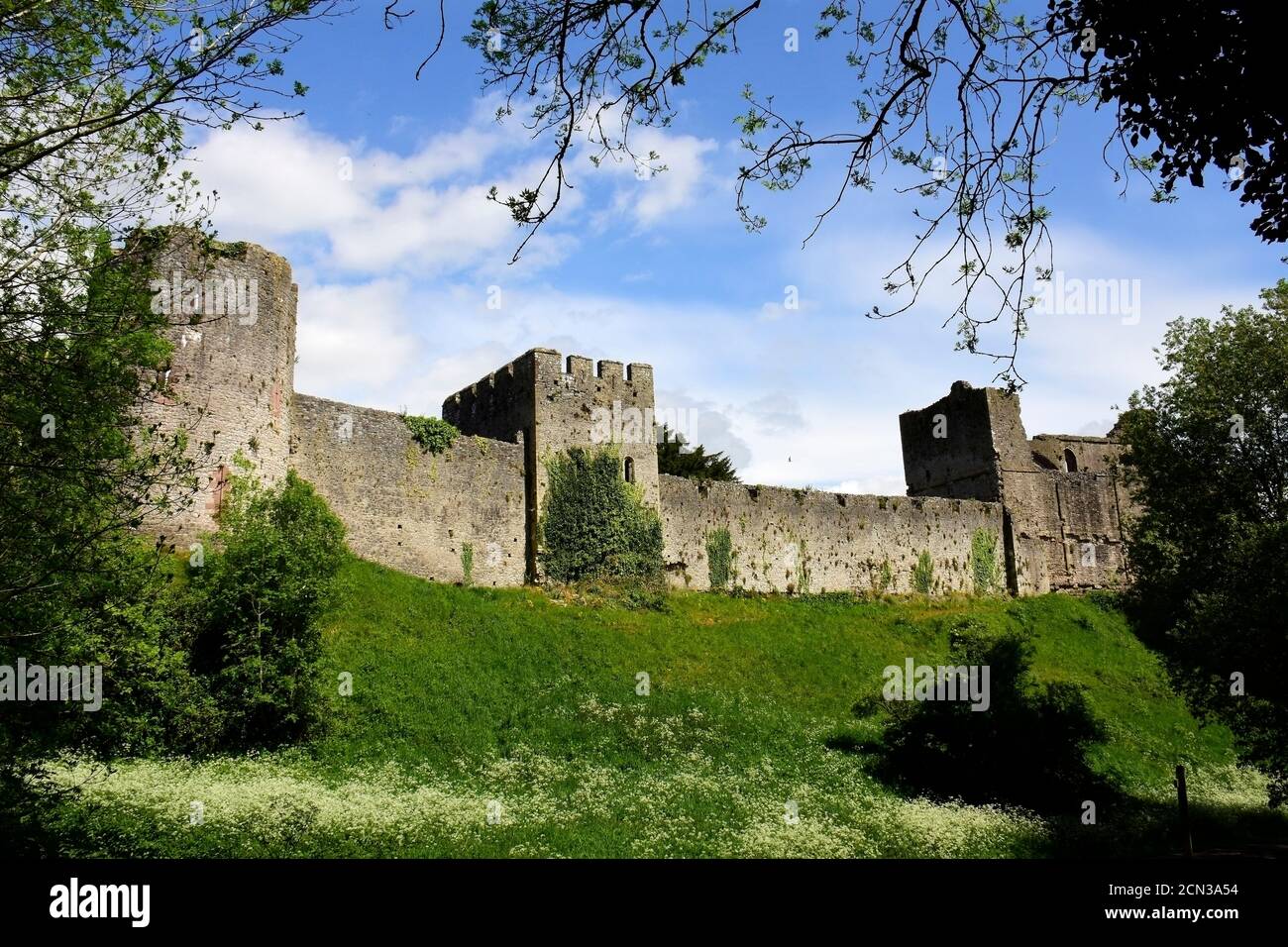 A Medieval castle circa 1067-1300 still partially intact after ...