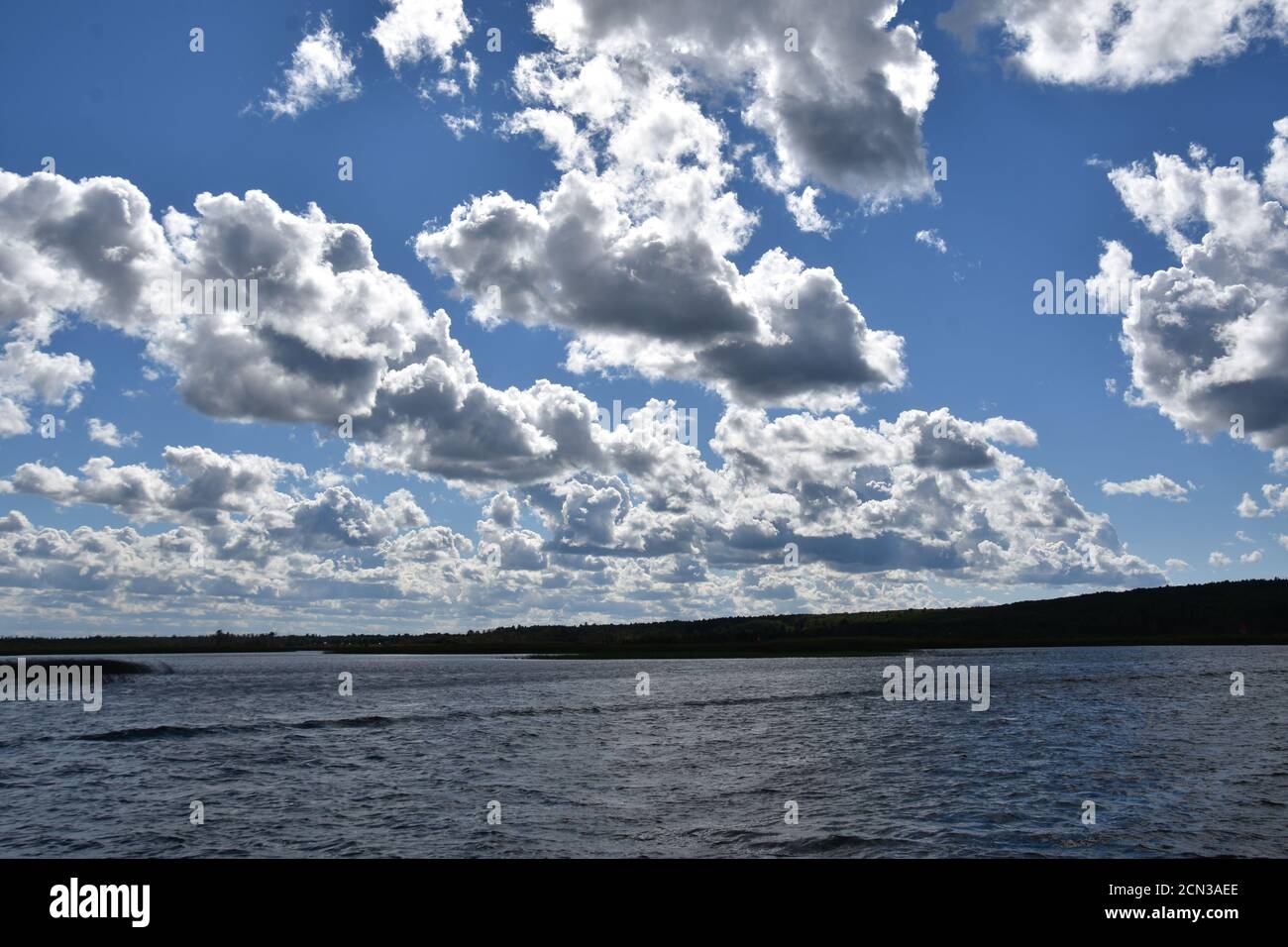 Beautiful Sky over Water Stock Photo - Alamy