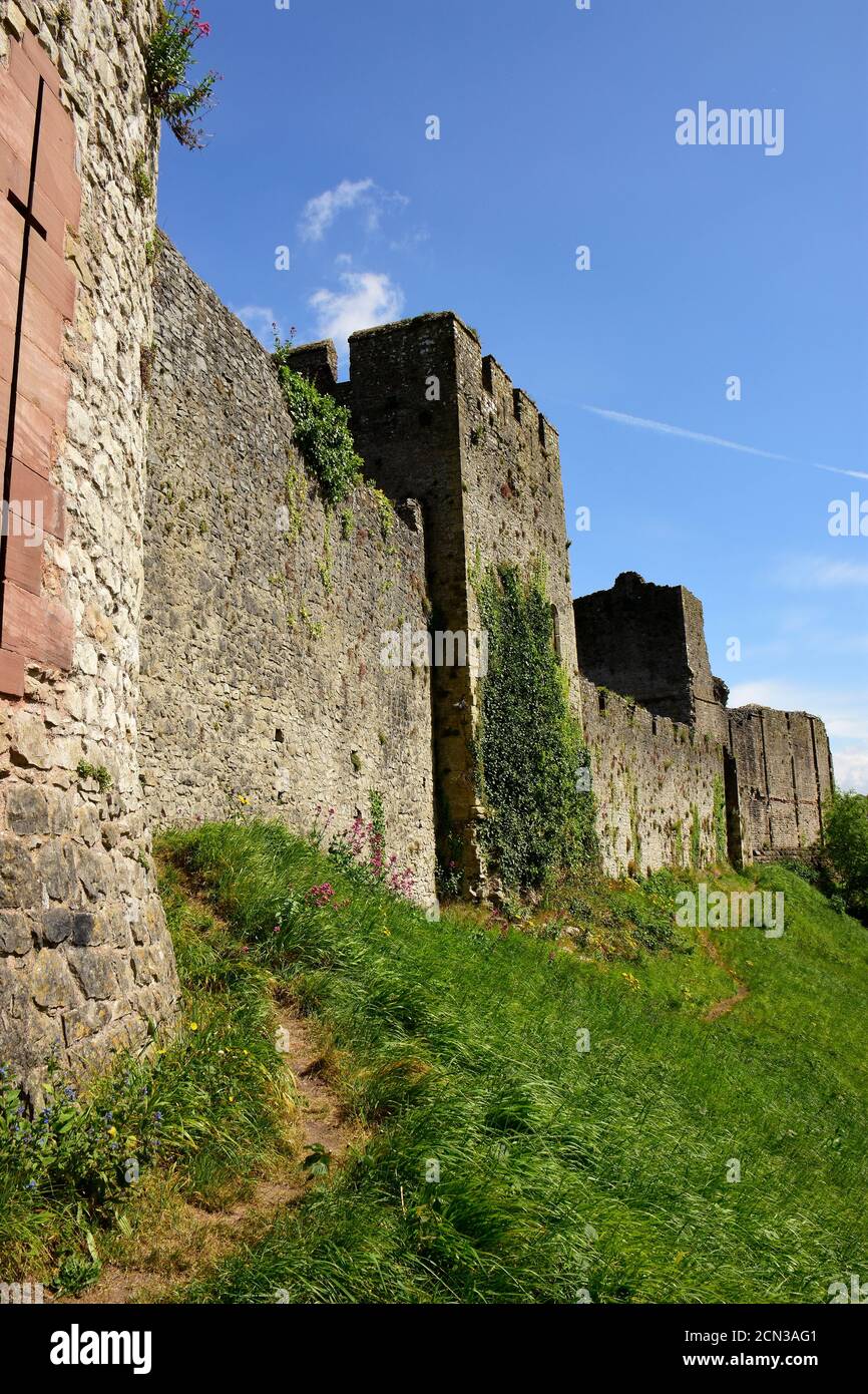 A Medieval castle circa 1067-1300 still partially intact after ...