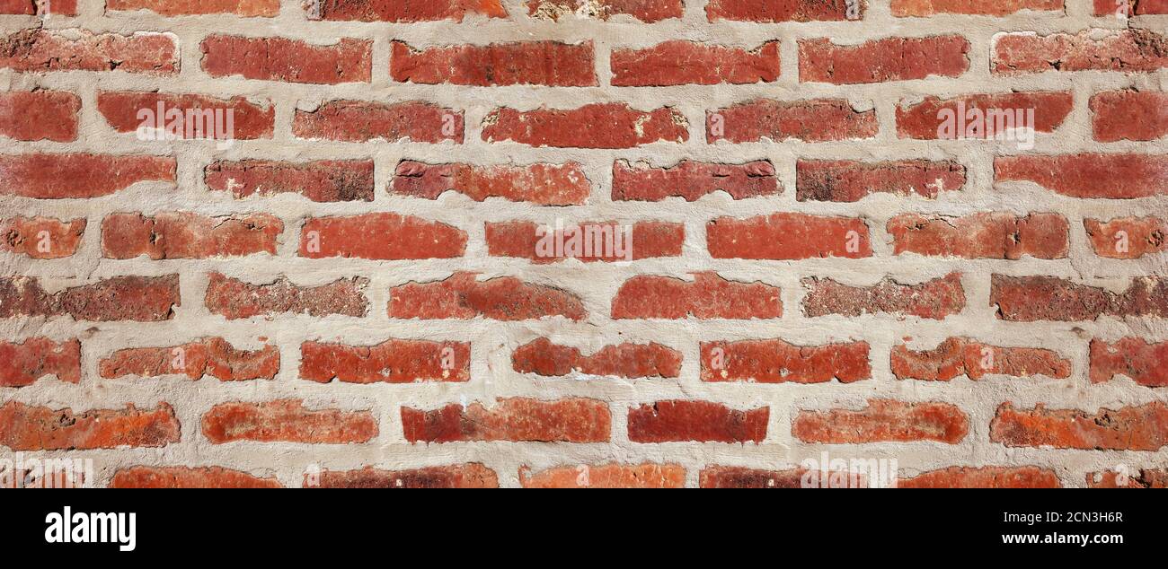 Brick wall texture. Banner background Stock Photo - Alamy