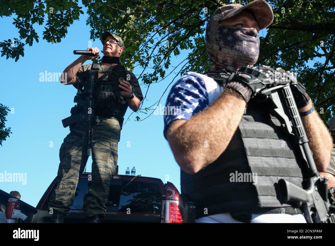 Louisville, KY, USA. 5th Sep, 2020. Multiple armed groups led by Dylan ...