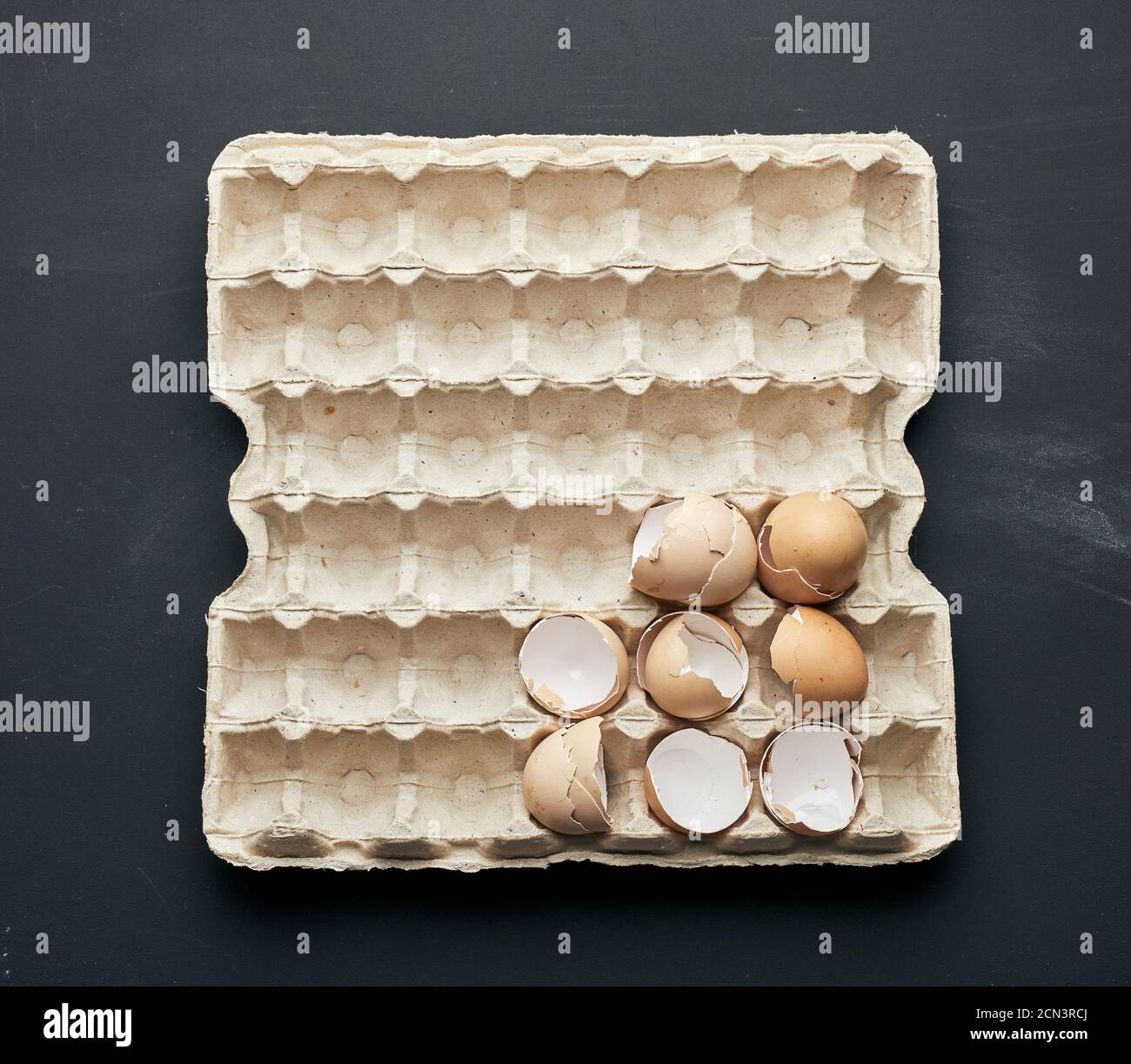 Egg tray in black white hi-res stock photography and images - Alamy
