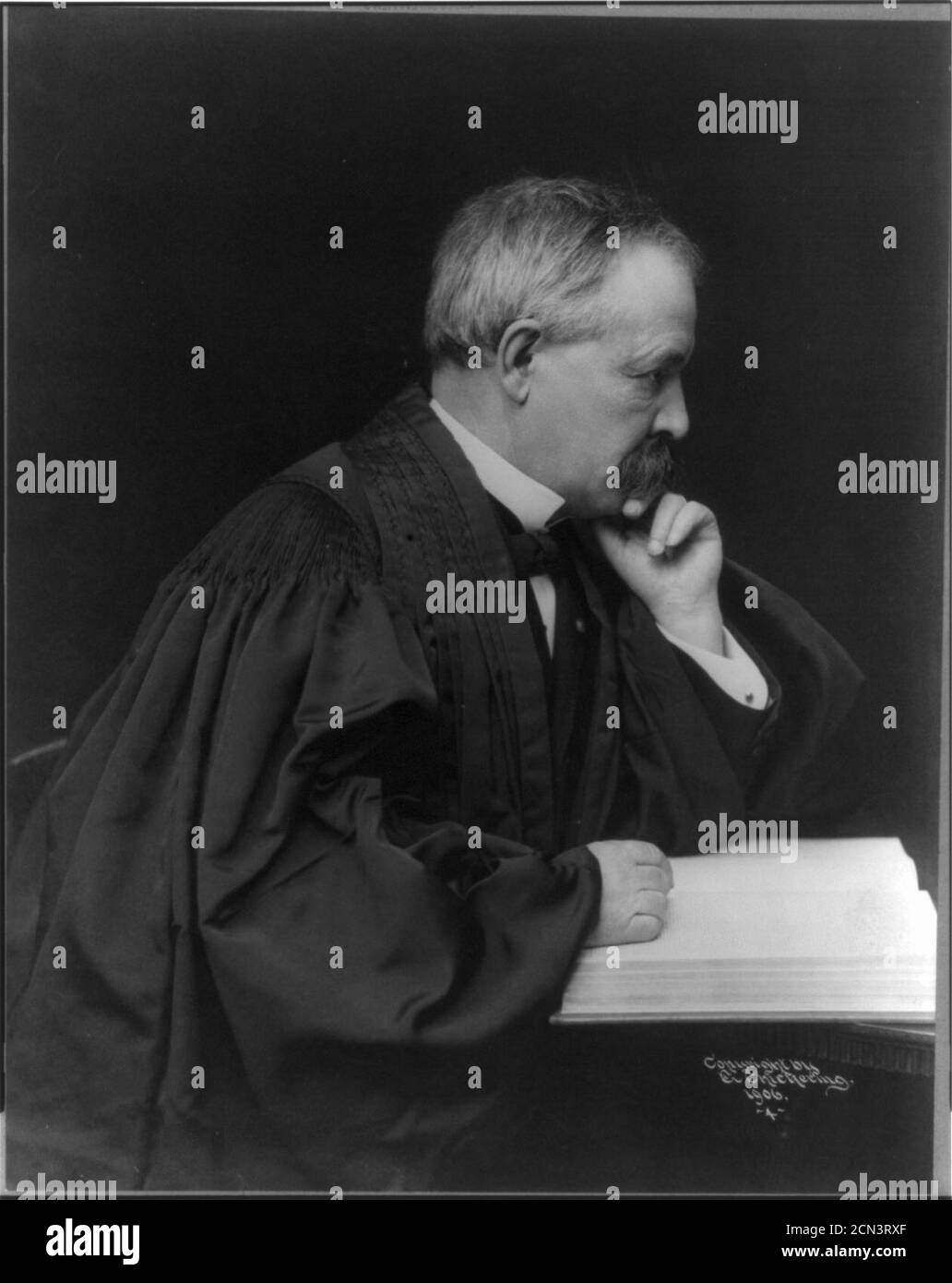 Judge H.N. Sheldon, half length portrait, seated Stock Photo - Alamy