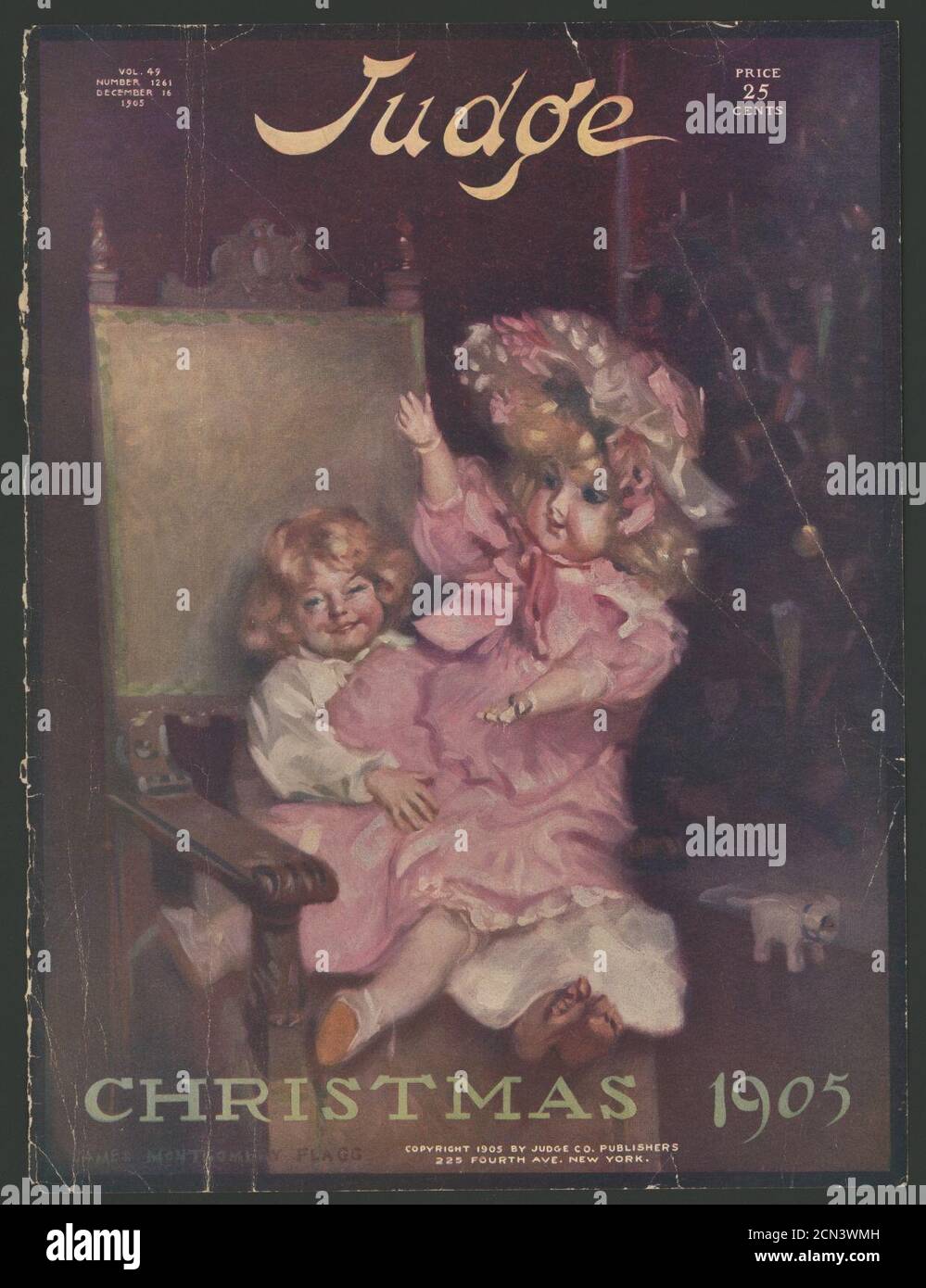 Judge. Christmas 1905 Stock Photo - Alamy