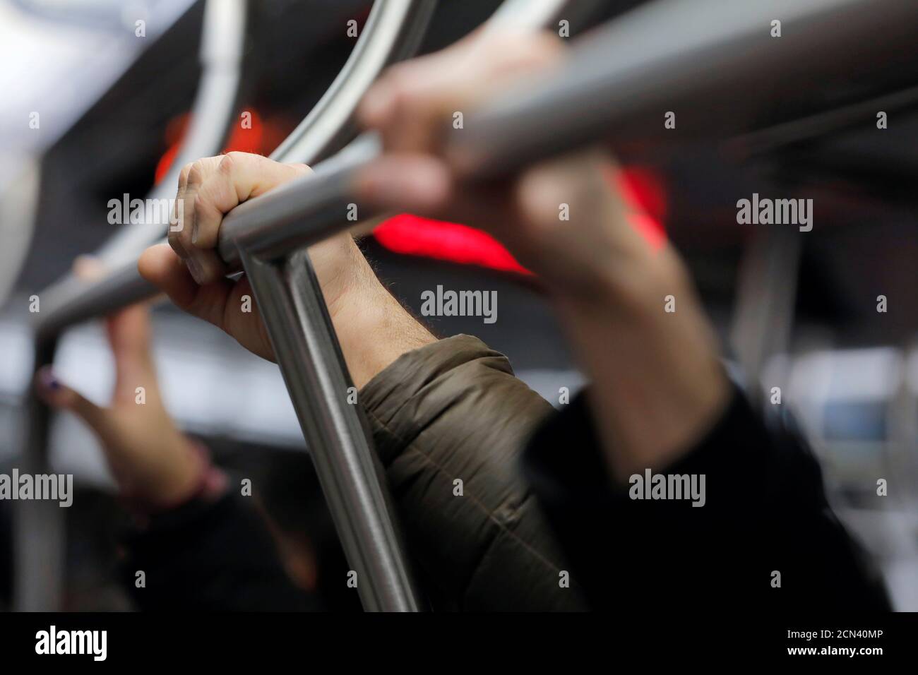 Hold The Handrail High Resolution Stock Photography and Images - Alamy