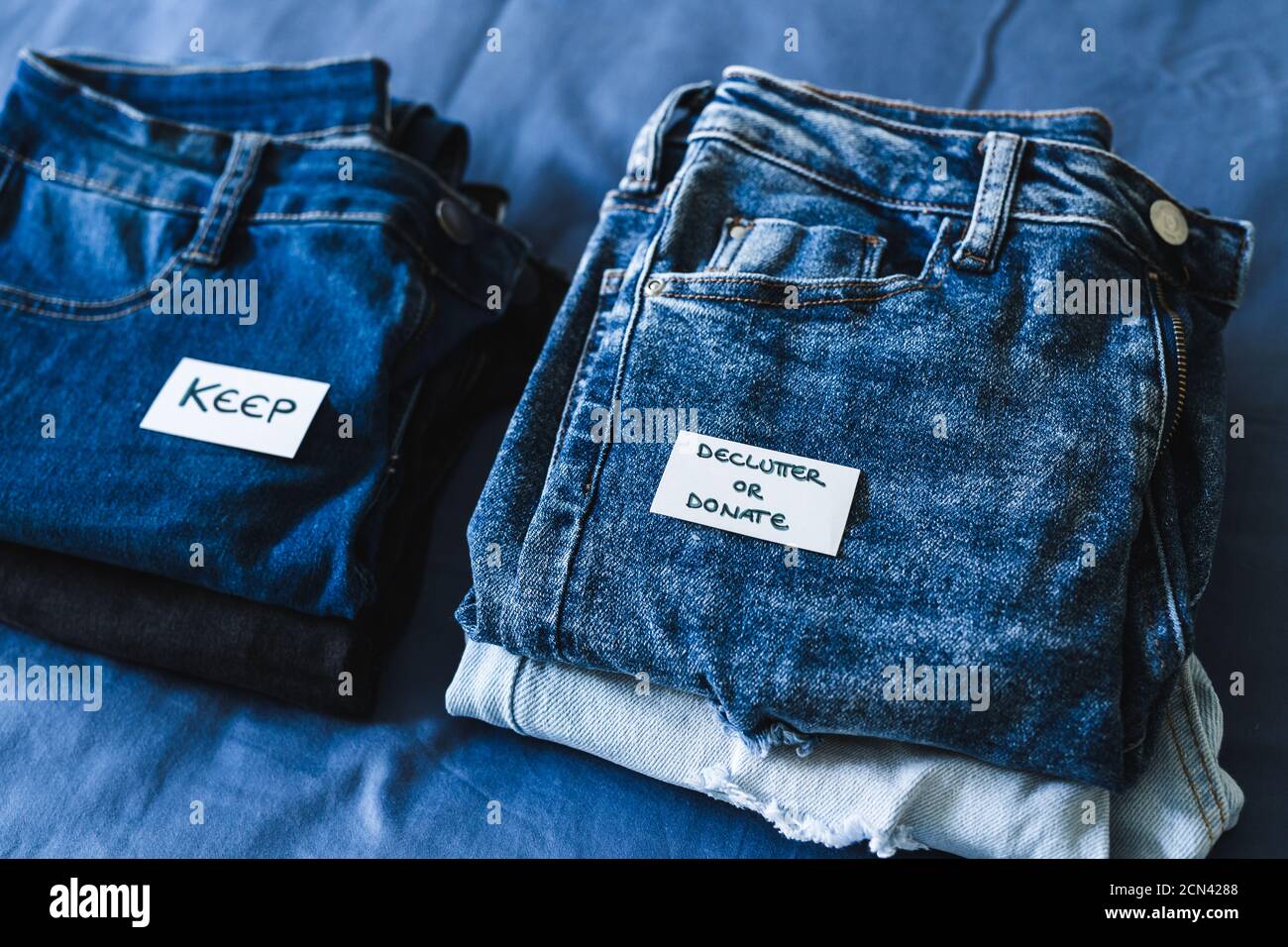 tidying up and organizing your wardrobe, Keep vs Declutter & donate ...