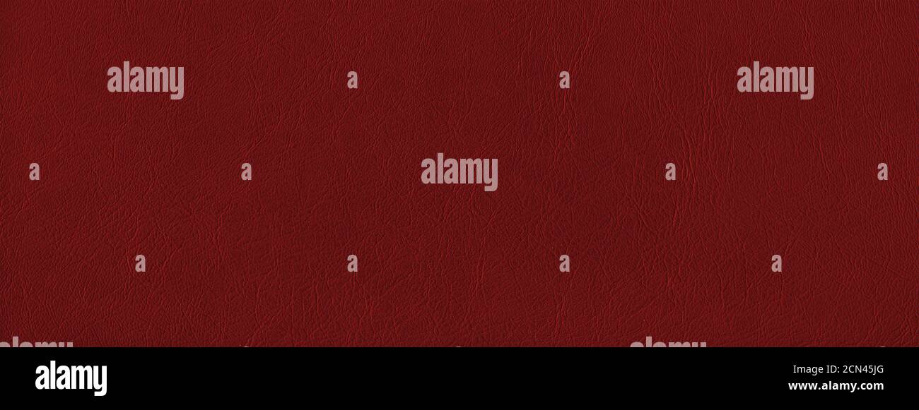 Dark red leather texture banner Stock Photo - Alamy