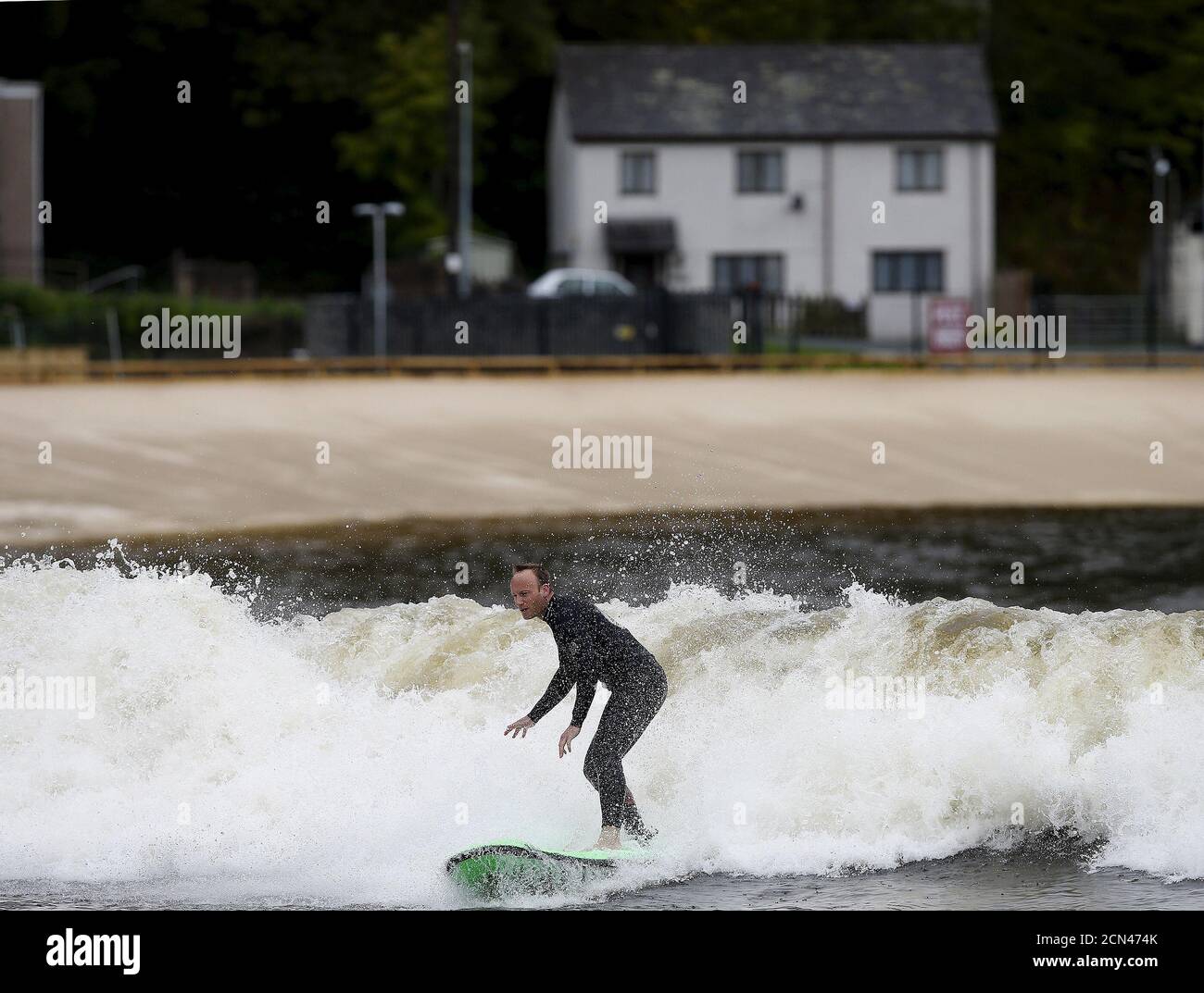 An Artificial Surf Wave In A Pool High Resolution Stock Photography and ...