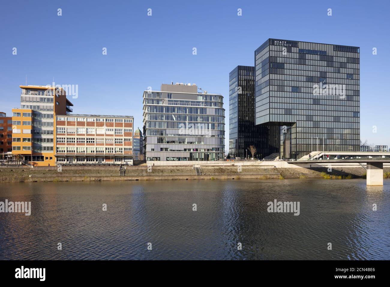 Office building at the Media harbor Duesseldorf Stock Photo - Alamy