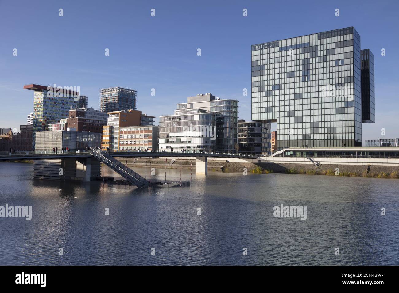 Office building at the Media harbor Duesseldorf Stock Photo - Alamy
