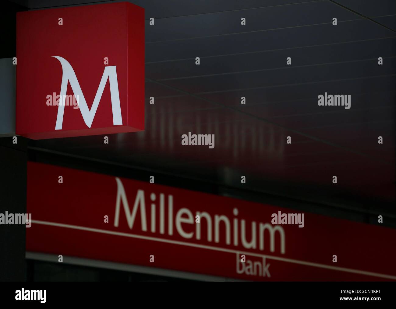 Millennium bank logo hi-res stock photography and images - Alamy