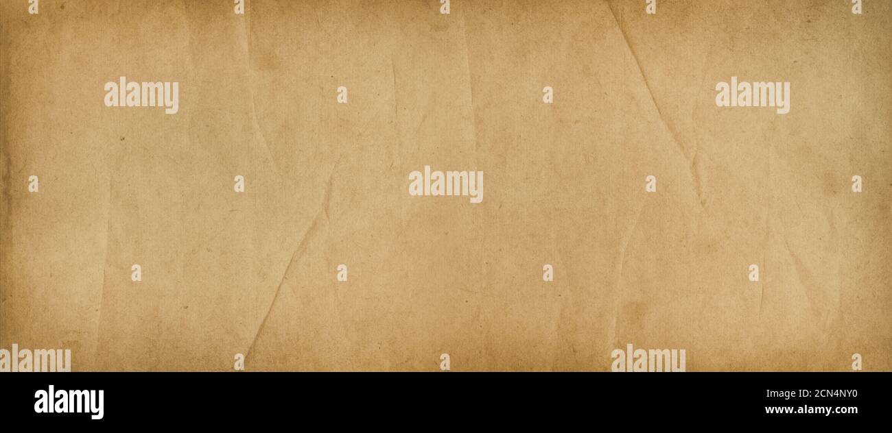 Old grunge parchment paper texture banner Stock Photo - Alamy
