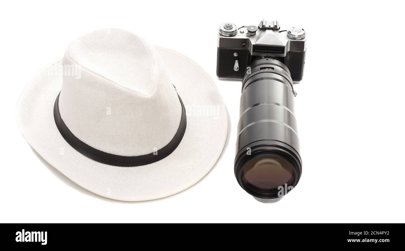 Photo camera flat design Cut Out Stock Images & Pictures - Alamy