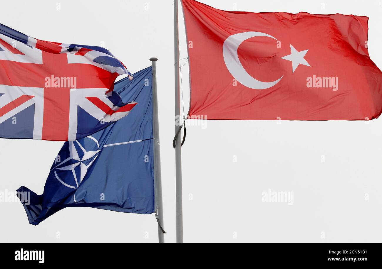 Alliance europe nato flags hi-res stock photography and images - Alamy
