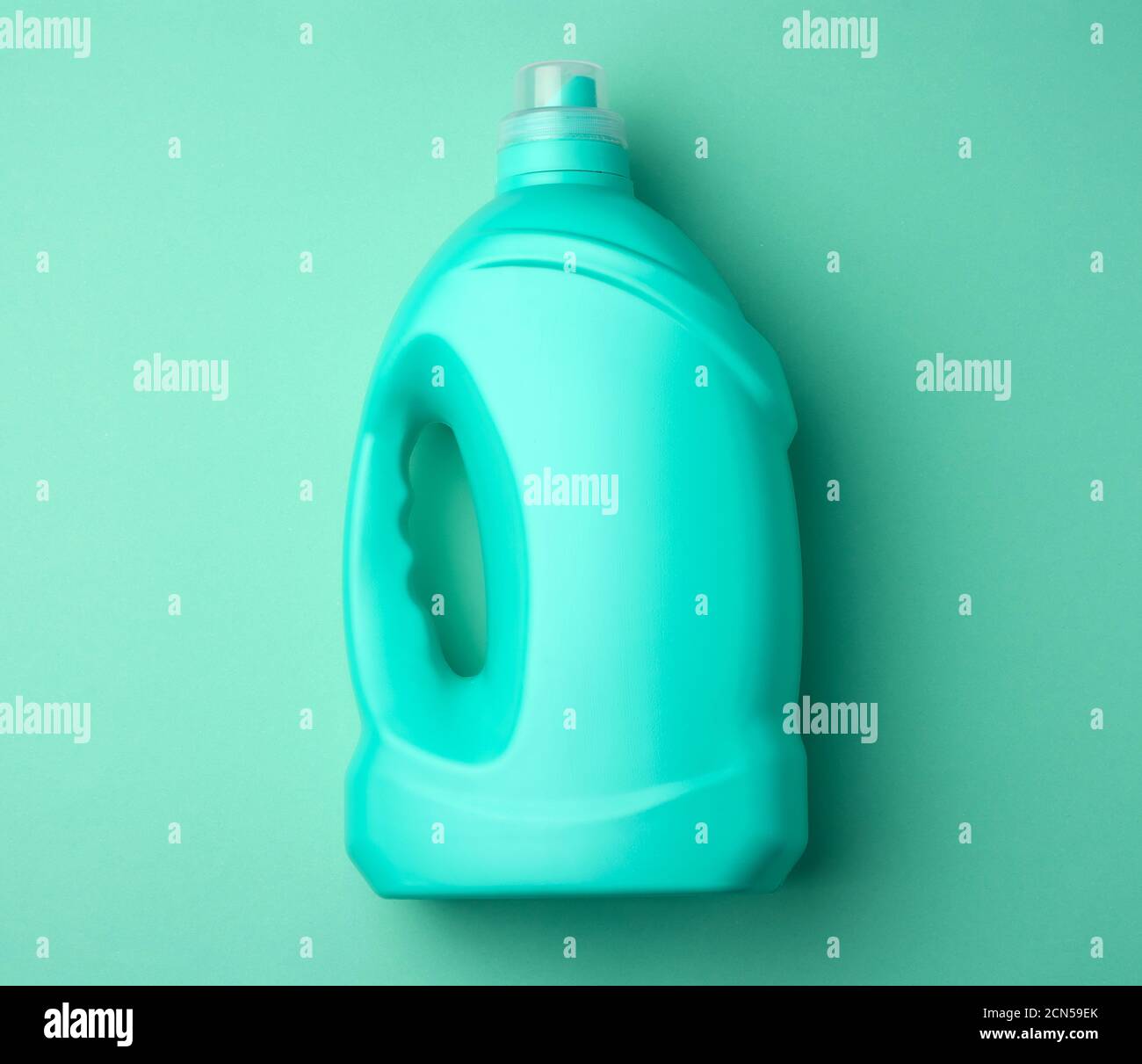 light green plastic bottle for liquid detergent Stock Photo - Alamy