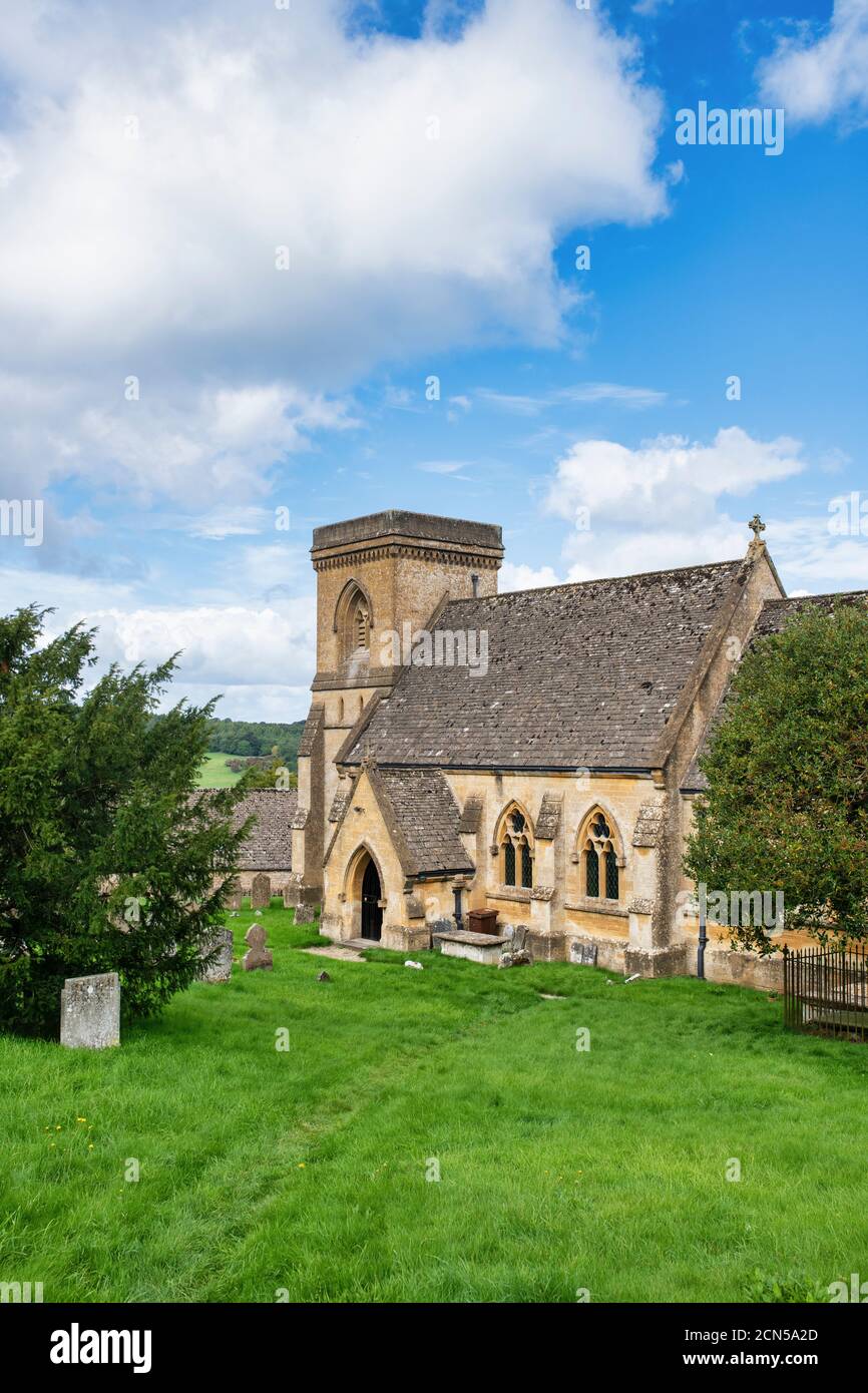 St barnabas church churchyard snowshill hi-res stock photography and ...