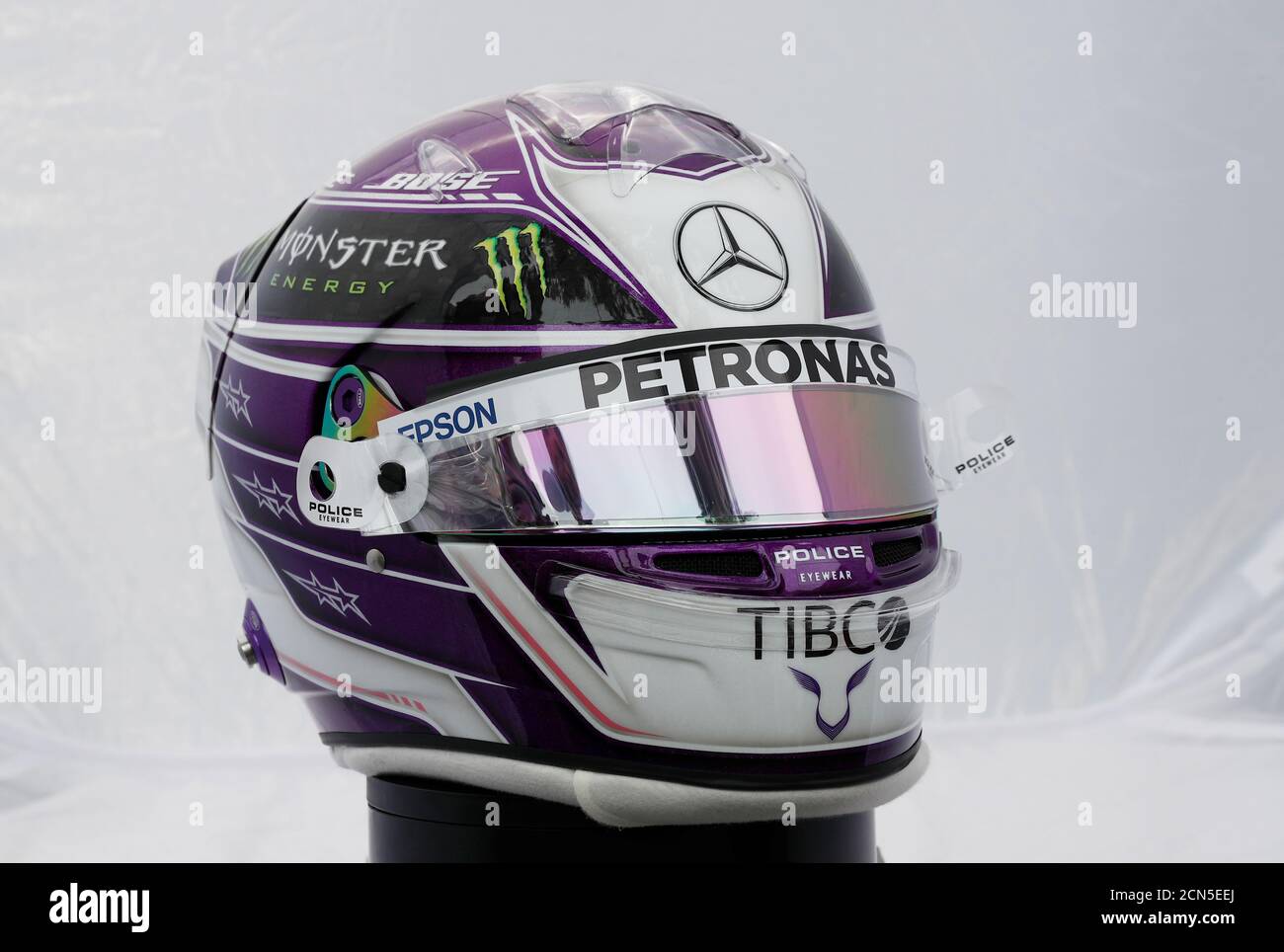 F1 helmet lewis hi-res stock photography and images - Alamy