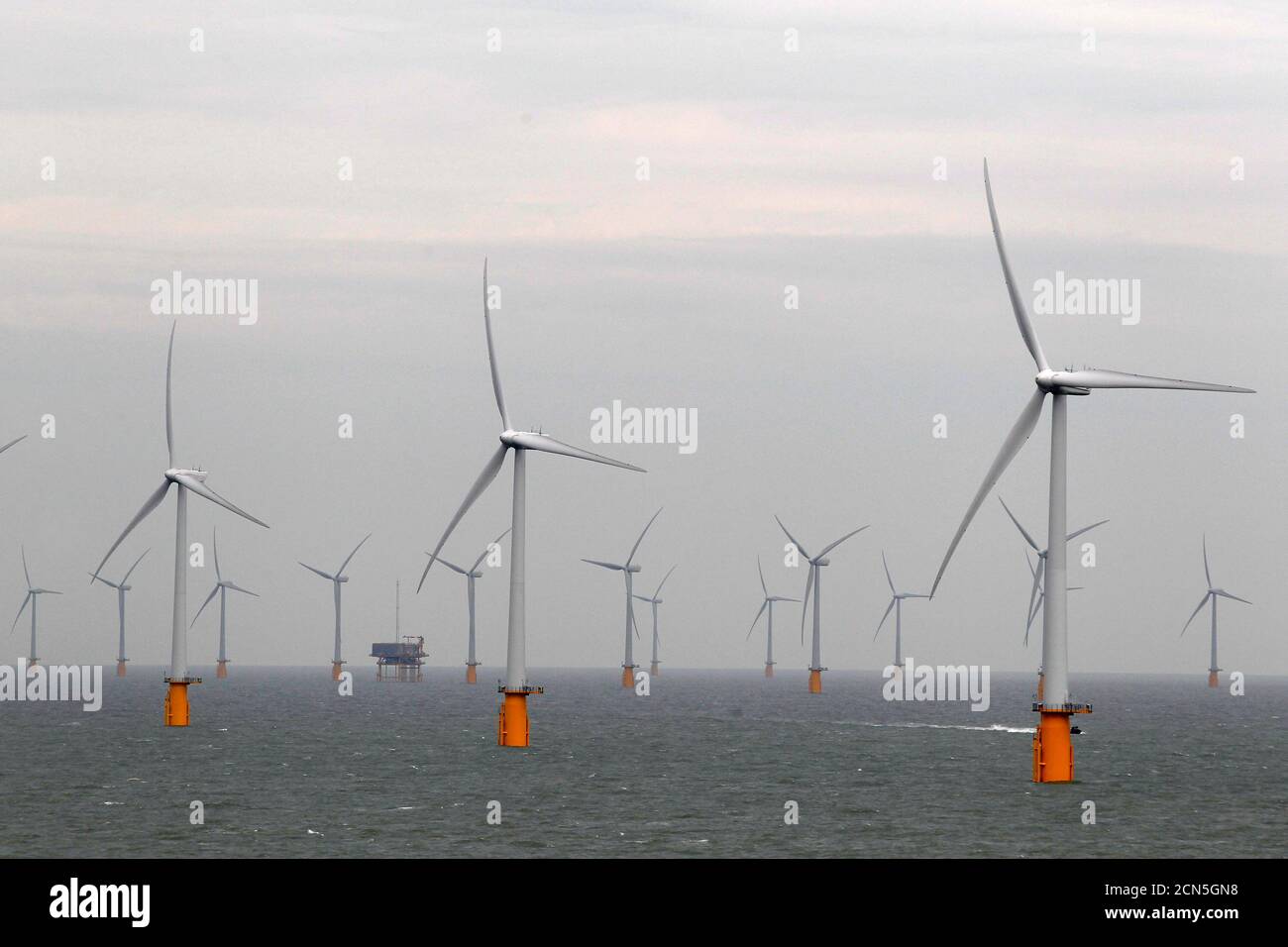 Worlds Largest Offshore Wind Farm High Resolution Stock Photography and ...