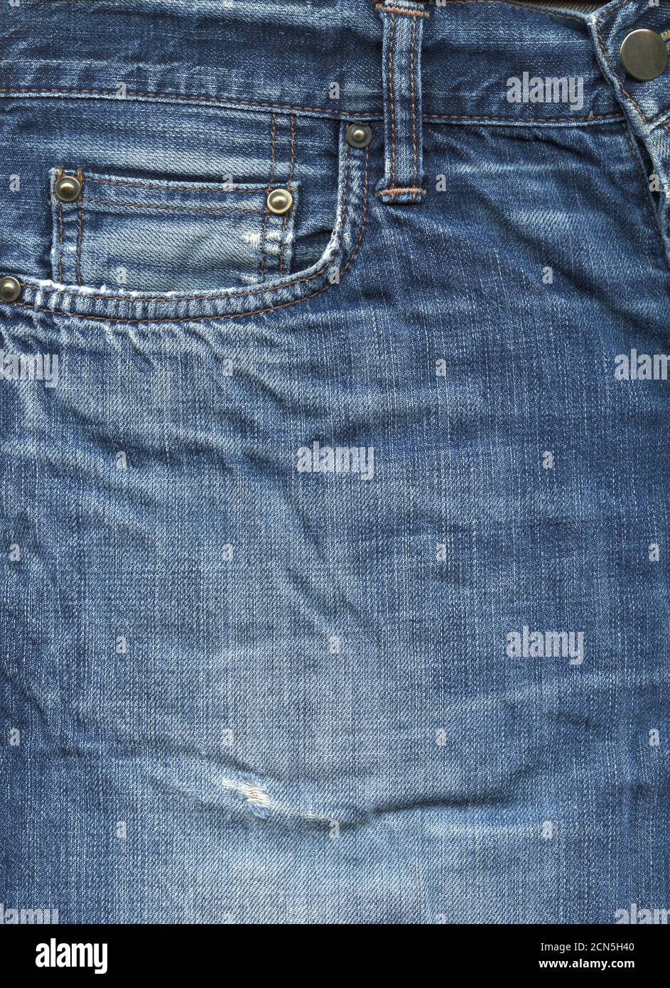 Blue denim pants pocket texture Stock Photo - Alamy