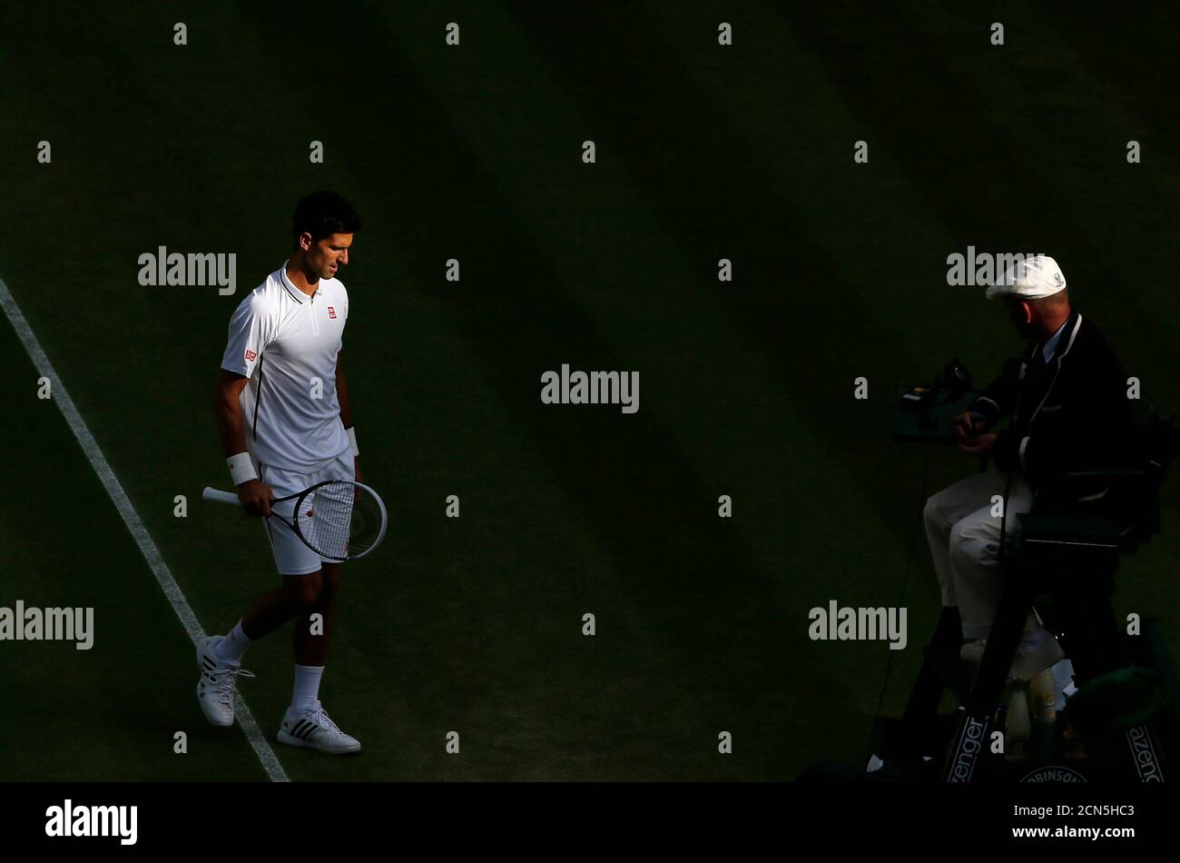 Umpire seat hi-res stock photography and images - Alamy
