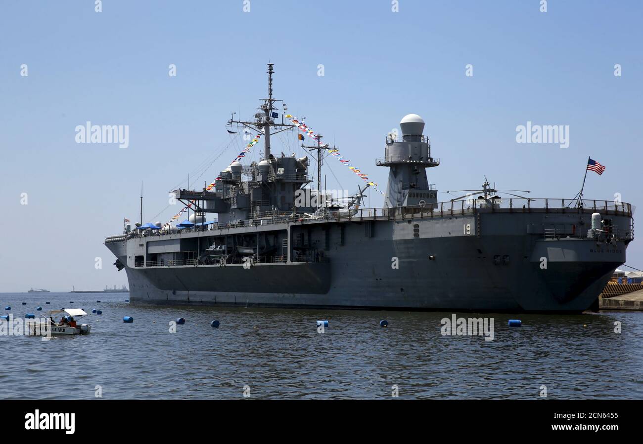 U s 7th fleet flagship uss blue ridge lcc 19 hi-res stock photography ...