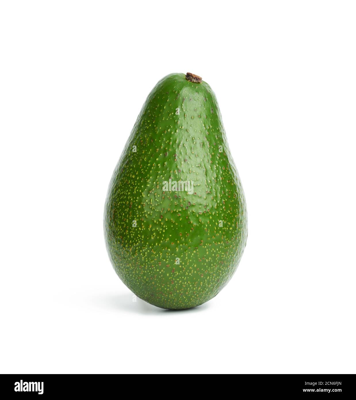 green avocado fruit isolated on white background, tasty and healthy ...