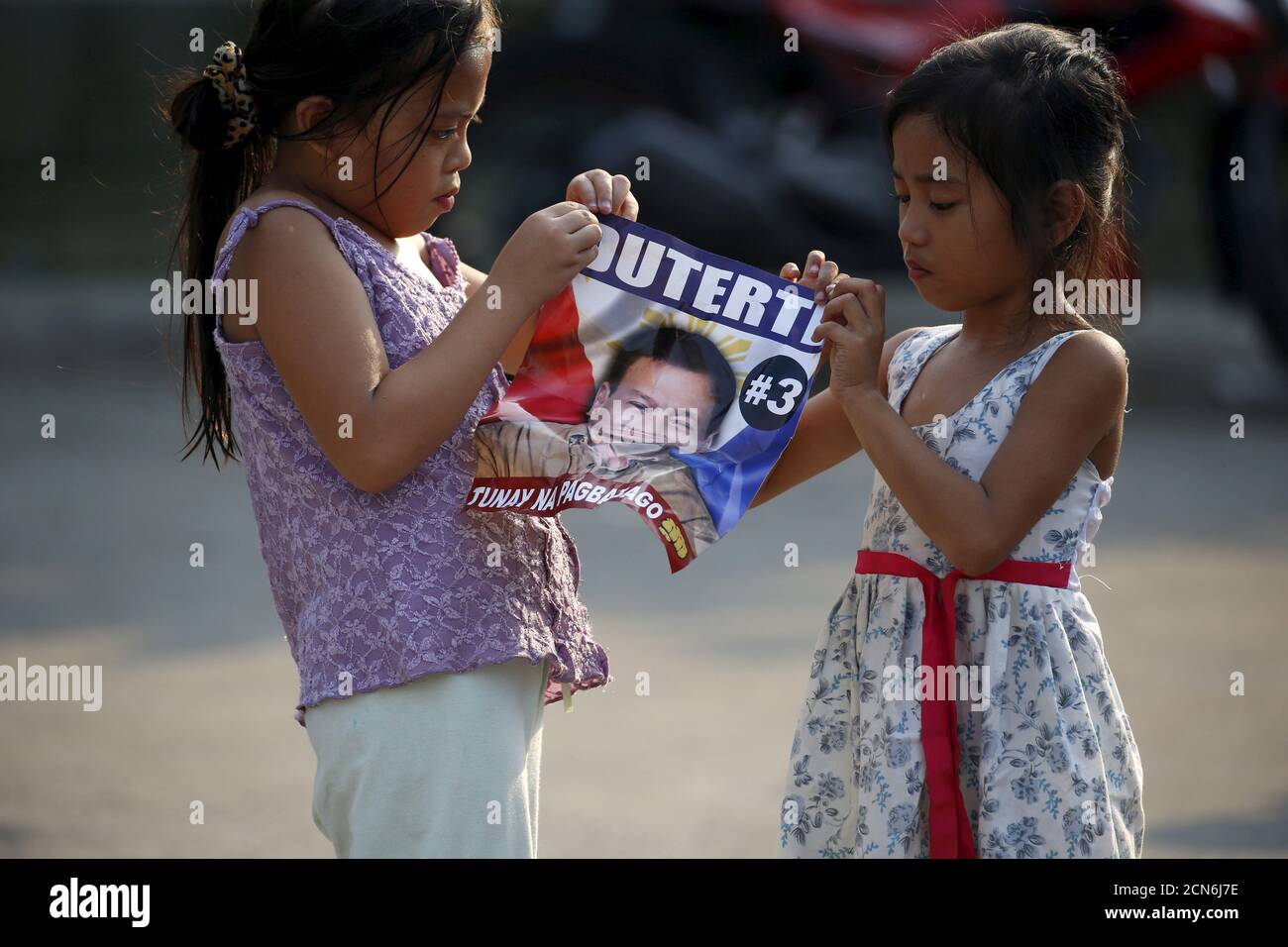 Campaign poster philippines presidential candidate hi-res stock ...