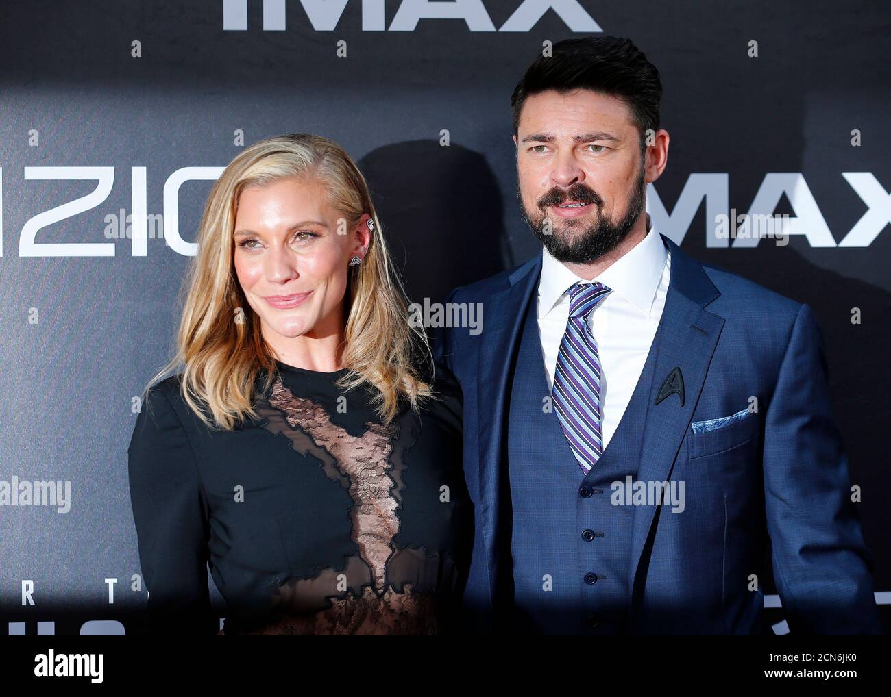 Actress katee sackhoff actor karl hi-res stock photography and images ...