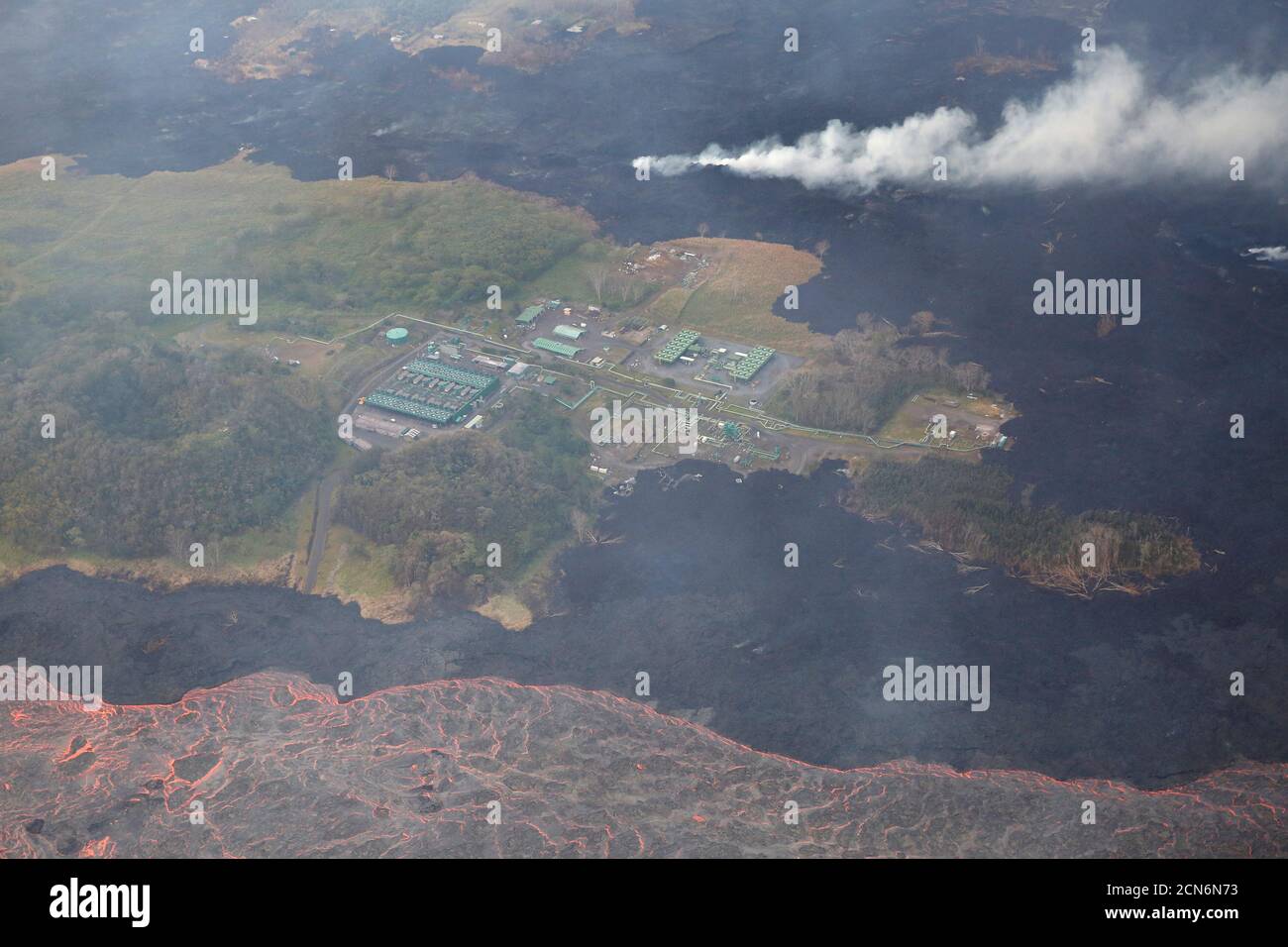 Hawaii geothermal power plant hi-res stock photography and images - Alamy