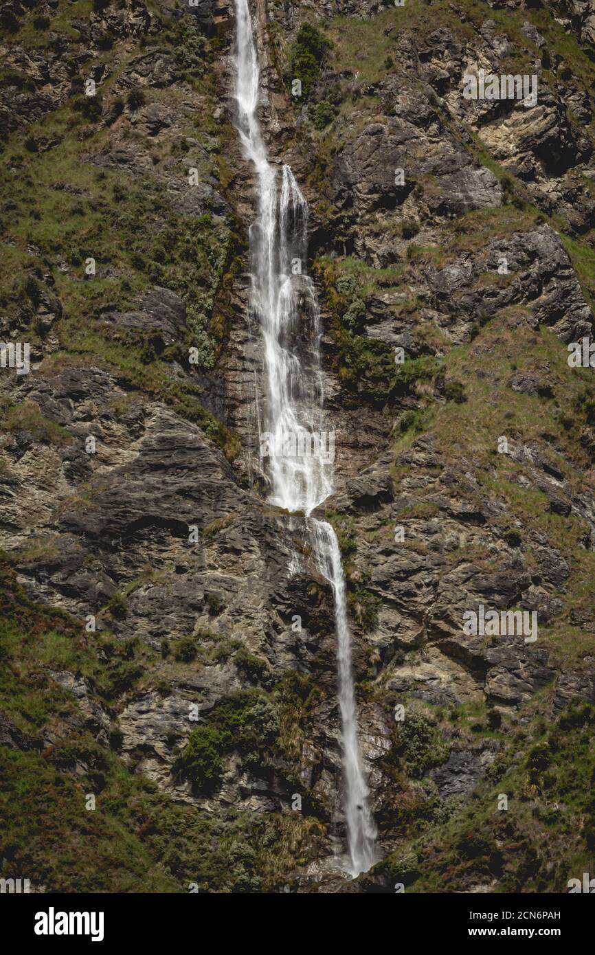 Dramatic cliff waterfall hi-res stock photography and images - Alamy