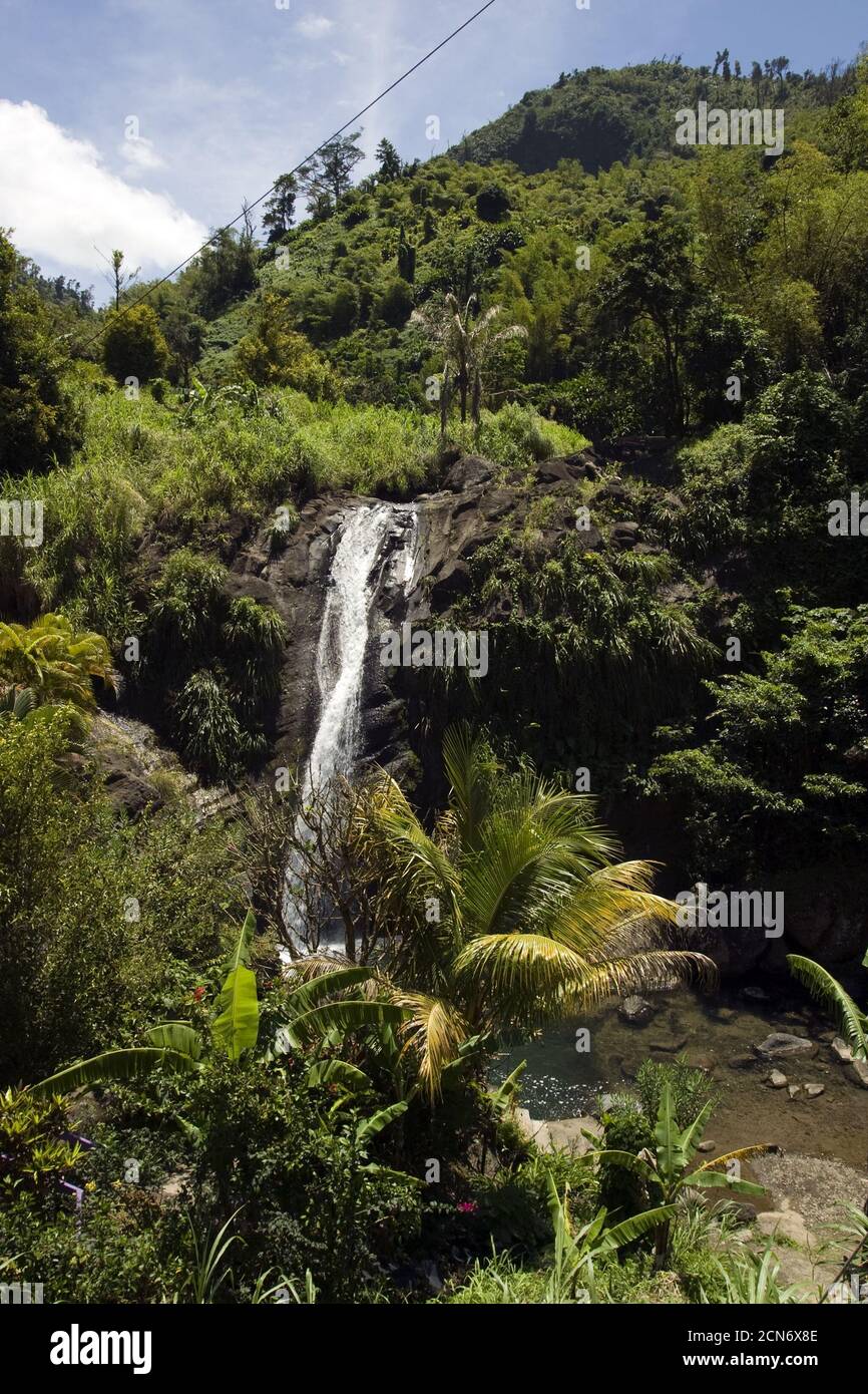 lowest level of the Concord waterfalls Stock Photo - Alamy