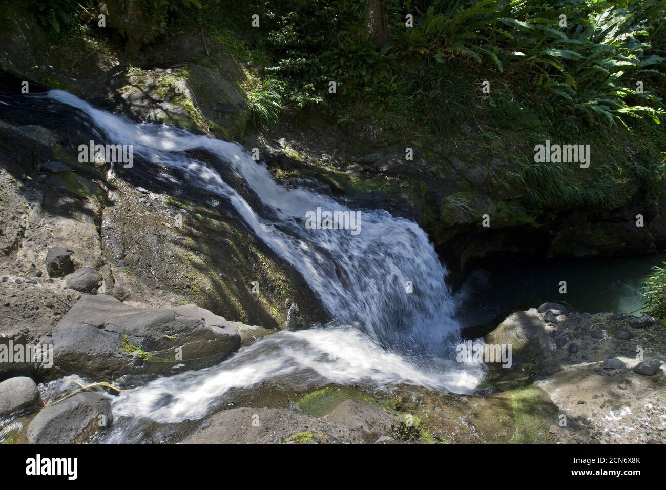 lowest level of the Concord waterfalls Stock Photo - Alamy