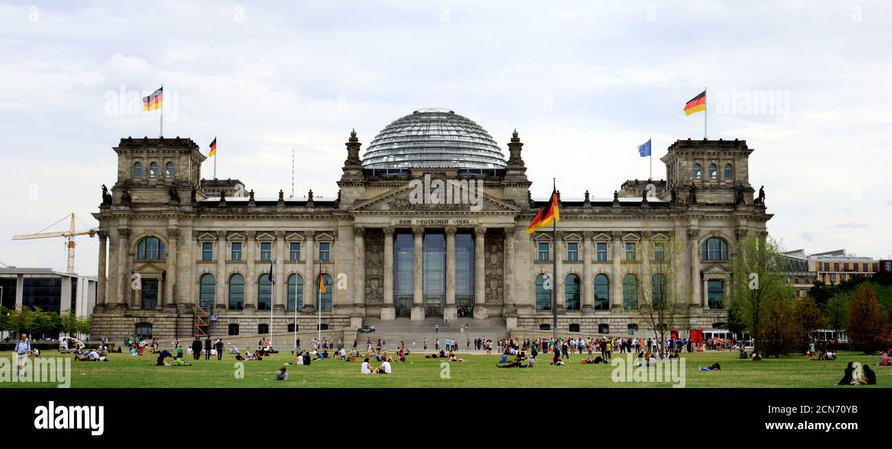 Reichstag building - seat of the German Bundestag Stock Photo - Alamy
