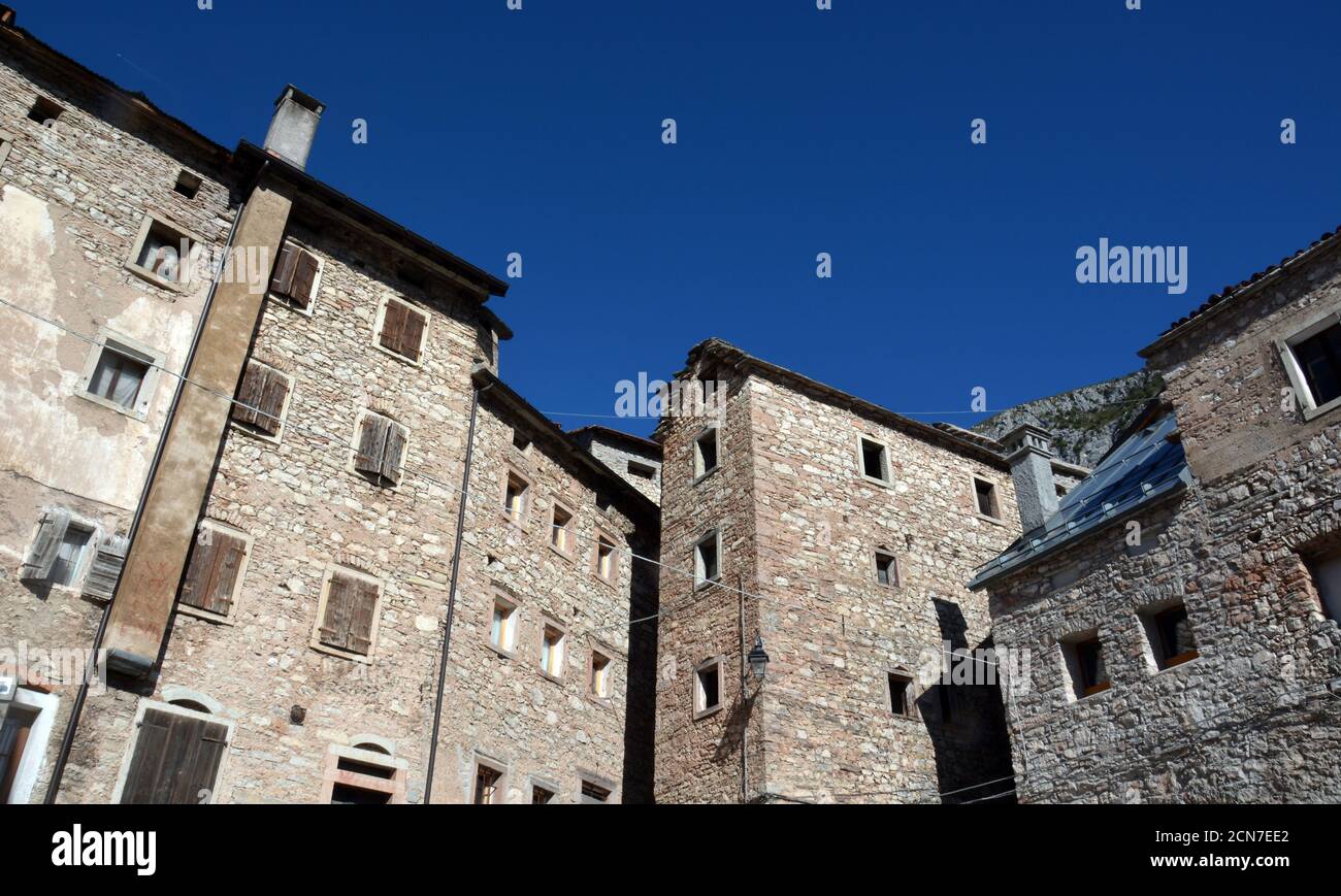 the town of Casso, sadly known for the Vajont disaster of October 1963 ...