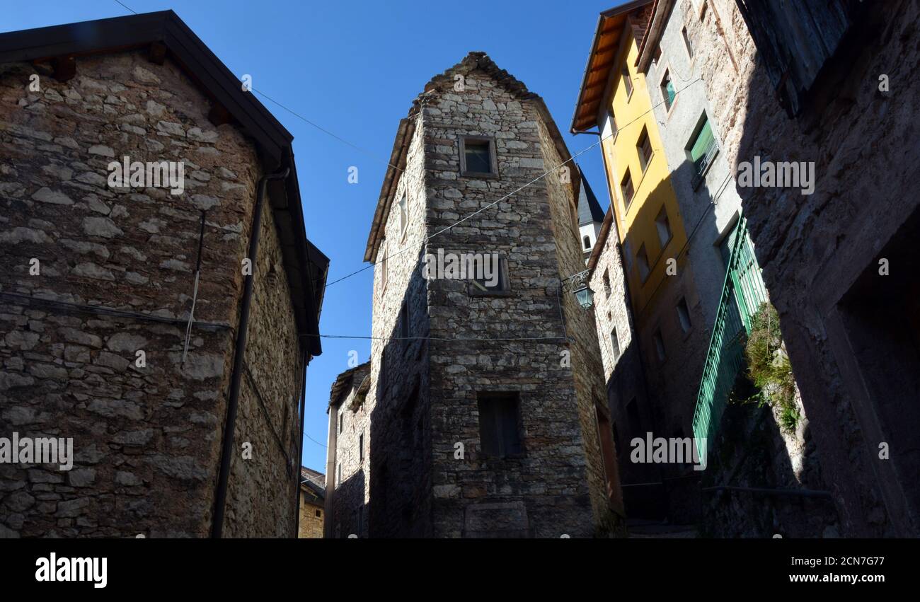 the town of Casso, sadly known for the Vajont disaster of October 1963 ...