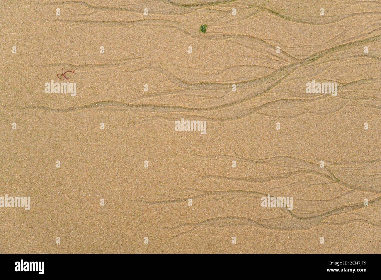 Natural Sand Art of the Beach atlantic ocean Stock Photo - Alamy