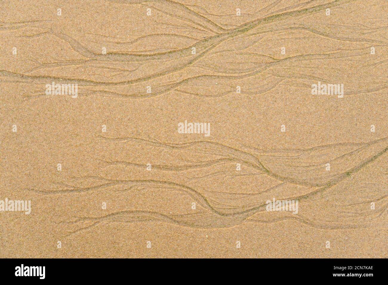 Natural Sand Art of the Beach atlantic ocean Stock Photo - Alamy