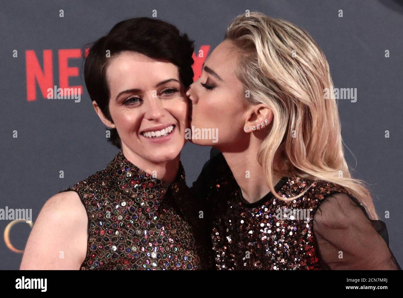 Claire foy and vanessa kirby the crown hi-res stock photography and ...