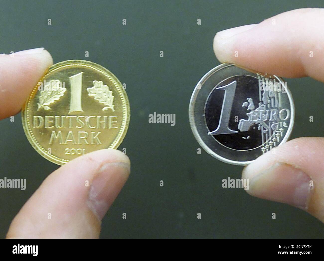 Euro mark coin hi-res stock photography and images - Alamy