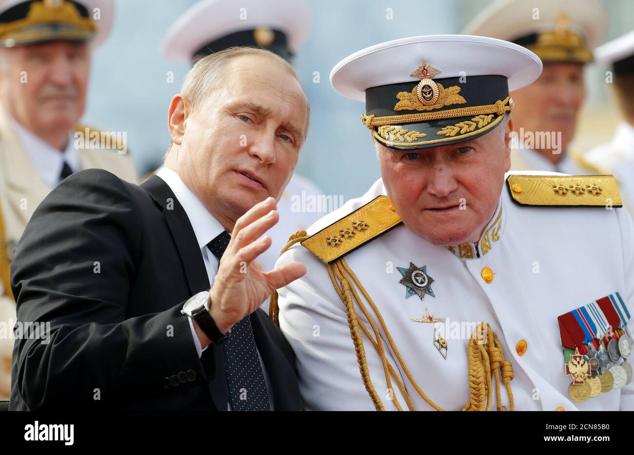 Commander in chief russian navy admiral vladimir High Resolution Stock ...