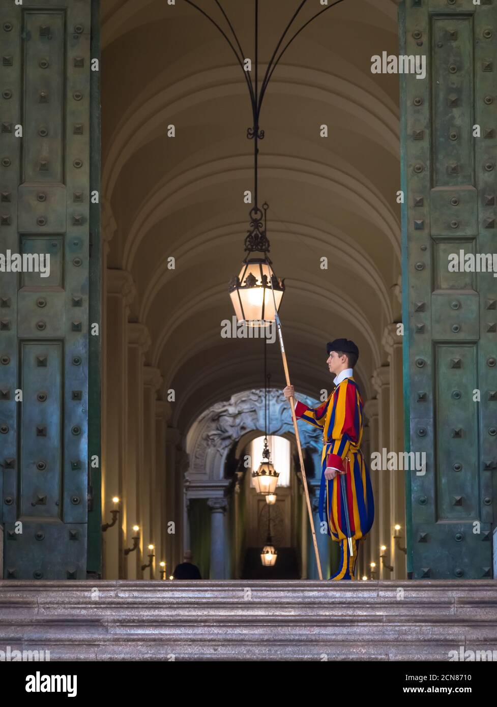 Pontifical swiss guard hi-res stock photography and images - Alamy